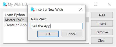 pyqt qlistwidget