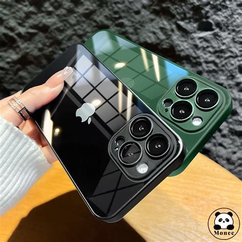 Monee Capinha De Vidro Temperado Luxuoso Case Capa De Celular Para