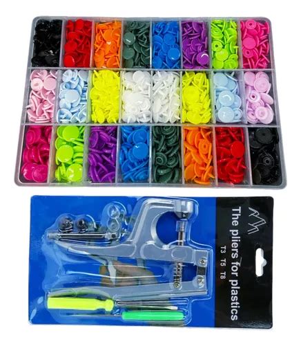 Broches Snap Presi N Mm Pinza Kit Herramienta Merceria
