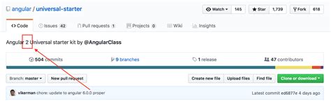 Edit Repo Description Angular Issue Angular Universal