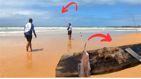 Essa Foi A Mistura De Isca Mais Insana Que Fiz Na Pesca De Praia Em