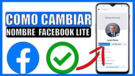 Como Cambiar El Nombre En Facebook Lite 2022 YouTube