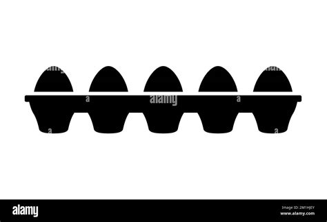 Vector huevo cartón pack Huevos caja de contenedores de cocina de