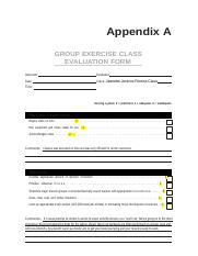 Final File Appendix A Group Exercise Evaluation Docx Docx Appendix A