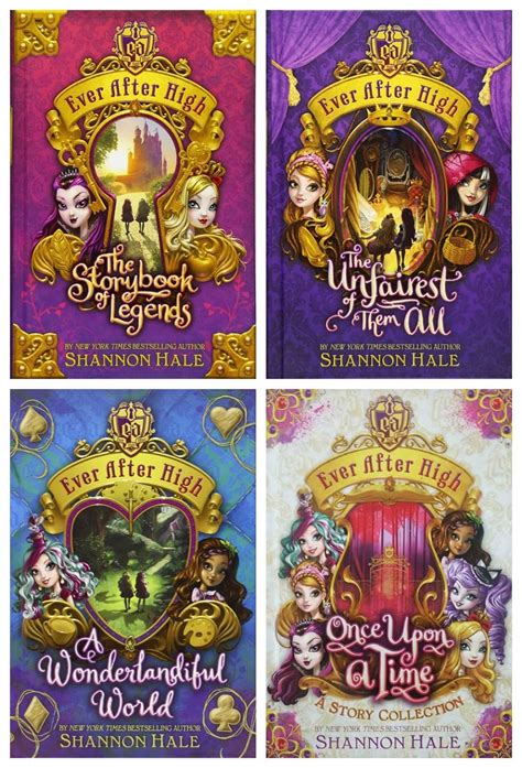 Ever After High 4 Book Bundle Collection Set The Storybook Of Legends