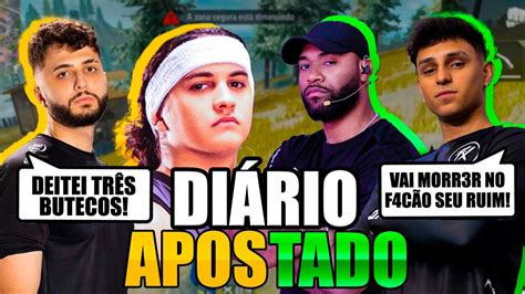 DIÁRIO APOSTADO SQUAD DA RESENHA VEIO FORTE COACH DO FLUXO 95