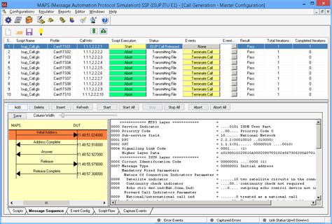 Maps Ss Protocol Emulator Ss Isup Protocol Emulation Over Tdm