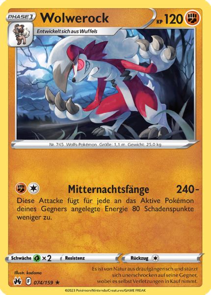 Bestelle jetzt Wolwerock 074 159 Zenit der Könige Rare Reverse