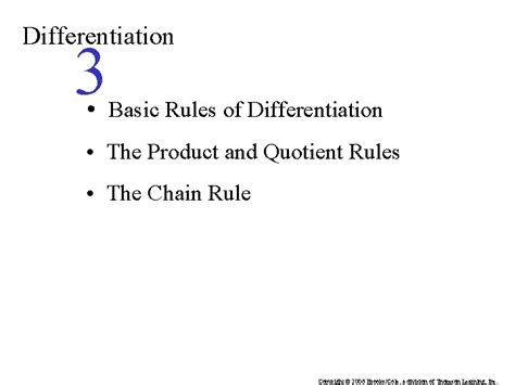 Differentiation Basic Rules Of Differentiation The Product