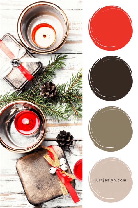 25 Unique Christmas Color Palettes 2023 Just Jes Lyn