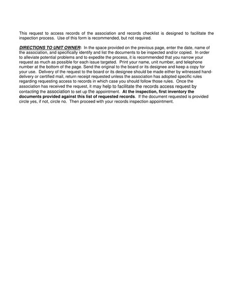 Florida Request To Access Association Records Fill Out Sign Online