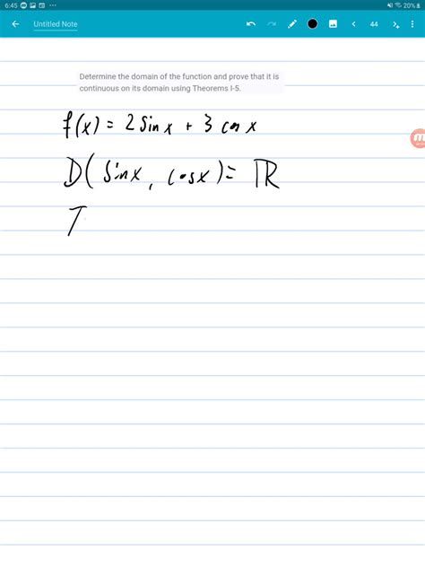 solved determine the domain of the function and prove that it is continuous on its domain using