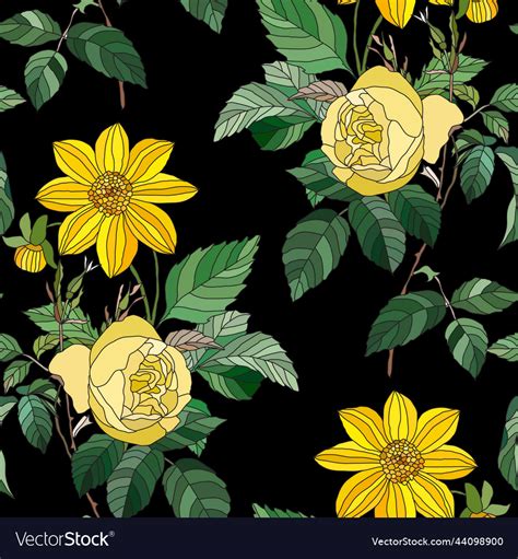 Floral Seamless Pattern Royalty Free Vector Image