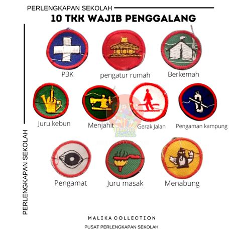Jual TKK Penggalang Tanda Kecakapan Khusus Penggalang Tanda Pramuka