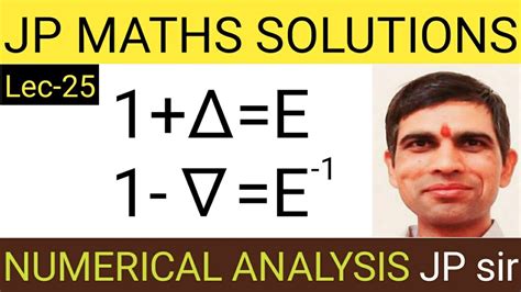 numerical analysis finite differences lecture 25 youtube