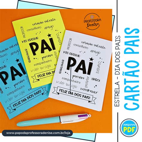 Cart Es E Mensagens Para O Dia Dos Pais Para Imprimir Noorpharma Af