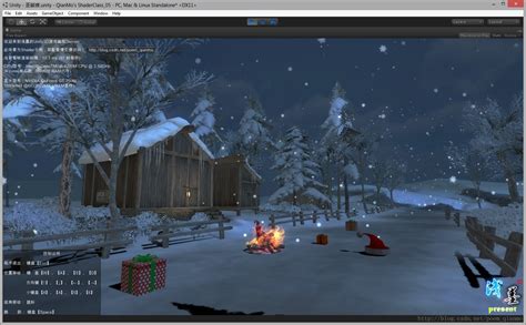unity3d shader编程之五 圣诞夜篇 unity中shader的三种形态对比and混合操作合辑 腾讯游戏学堂