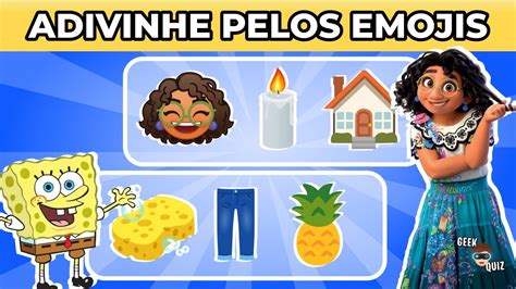 ADIVINHE O FILME DESENHO ou SÉRIE PELOS EMOJIS Desafio INCRÍVEL