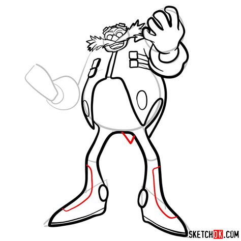 How To Draw Dr Robotnik Eggman From Sonic The Hedgehog Sketchok
