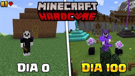 Sobreviví 100 días en Minecraft HARDCORE 1 19 YouTube