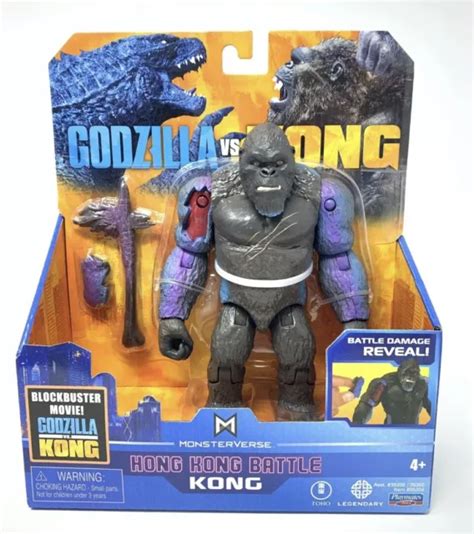 Playmates Monsterverse Godzilla Vs Kong Hong Kong Battle Kong With