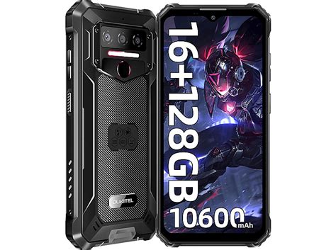 OUKITEL WP23 Pro 16GB RAM 10600mAh Android 13 128 GB Schwarz Dual SIM
