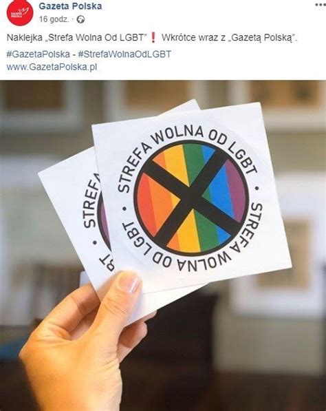 Strefa Wolna Od LGBT Propagandowe Naklejki W Gazecie Polskiej