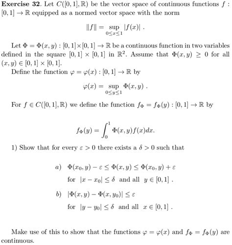solved exercise 32 let c [0 1] r be the vector space of