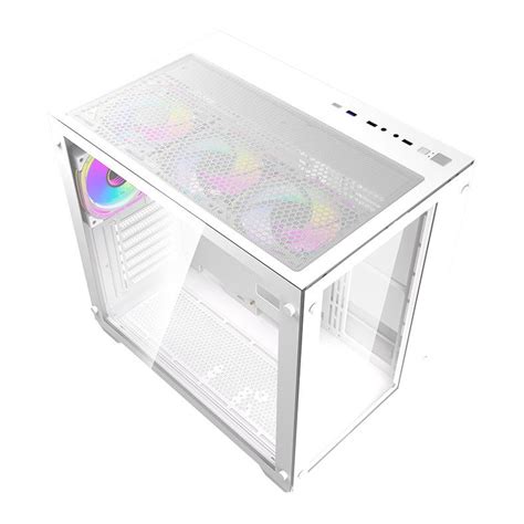 Gabinete Gamer Aigo Darkflash C285 ARGB Mid Tower Lateral De Vidro