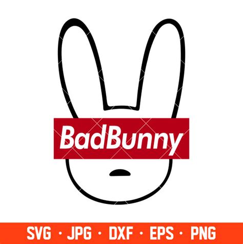 Bad Bunny Svg Yo Perreo Sola Svg Bad Bunny Logo Svg El Conejo Malo