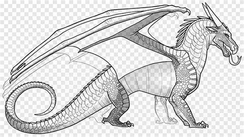 Nightwing Dragon Coloring Page