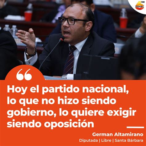 Canal Honduras On Twitter Noticia El Diputado De Libre Germ N
