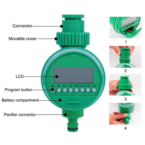St Cke Automatische Elektronische Wasser Timer Garten Bew Sserung