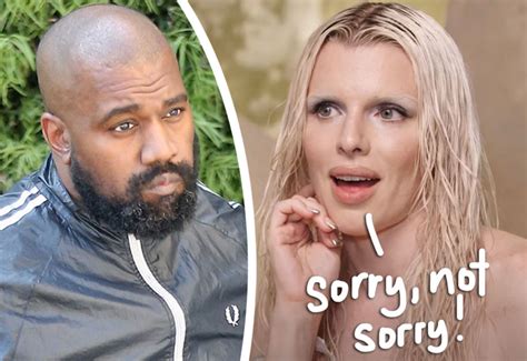 Julia Fox Just Shaded The Hell Outta Cringe Ex Kanye West Twice Perez Hilton