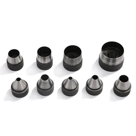 Gabarit De Découpe 10 pièces Kit de poinçon creux robuste Toos ensemble