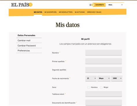 Los 5 tipos de formularios web y para qué sirven con ejemplos
