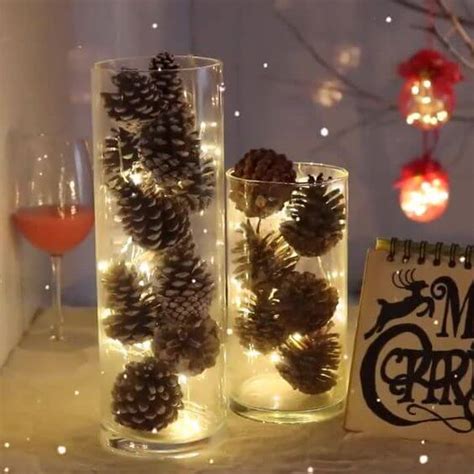 25 ideas de decoración con piñas de pino DIY CONSEJOS