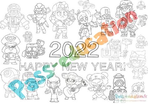 Coloriage brawl stars gratuit dessins à imprimer et à colorier pour