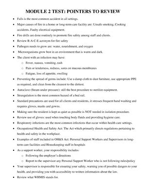 Module 11 Assignment 2 PSW Course Module 11 Cognitive And Mental
