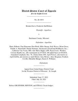 Fillable Online Ecf Ca8 Uscourts Ecf Ca8 Uscourts Gov Opndir 21 07