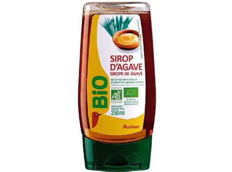 Xarope De Agave Concentrado 350g AUCHAN BIO Nutripédia