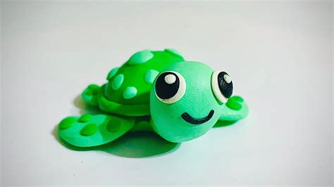 COMO HACER UNA TORTUGA De Plastilina O De Fondant En 3 Pasos YouTube