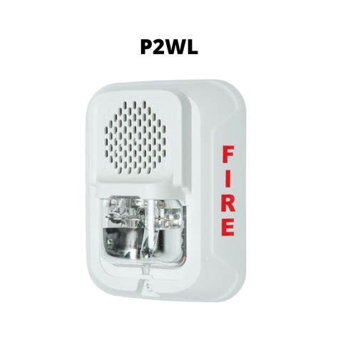 P2RL P2WL SYSTEM SENSOR Sirena Y Sirena Con Estrobo