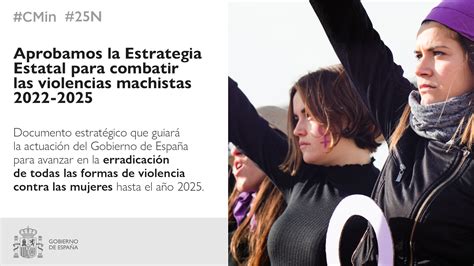 Estrategia Estatal Para Combatir Las Violencias Machistas 2022 2025