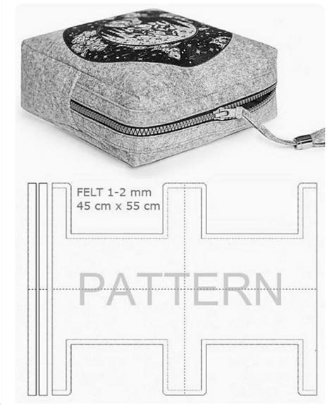 Moldes De Cartucheras Para Imprimir Que Te Encantaran Cosmetic Bag