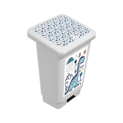 Lixeira Vienna 25 Litros Pedal Adesivo Infantil