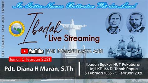GKI PENABUR JAYA ASRI ENTROP IBADAH LIVE SYUKUR HUT PEKABARAN INJIL KE