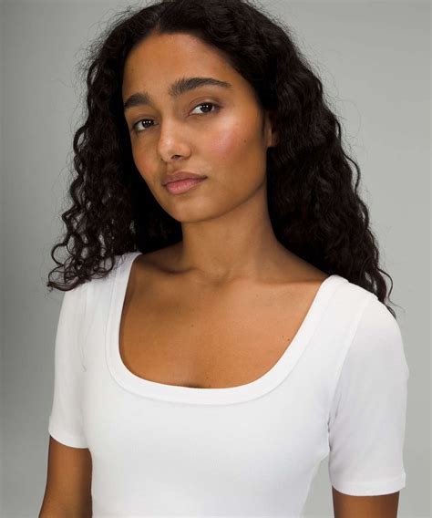 Lululemon Ribbed Held Tight Short Sleeve Shirt White Lulu Fanatics