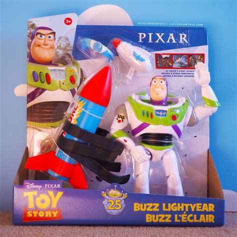 Mattel Toy Story 25th Anniversary Buzz Lightyear Figure Accessory Set