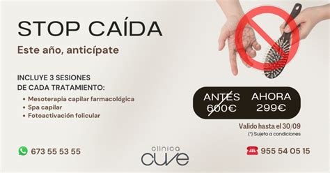 promo stop caida clinica cuve Clínica Estética en Sevilla Clínica Cuve